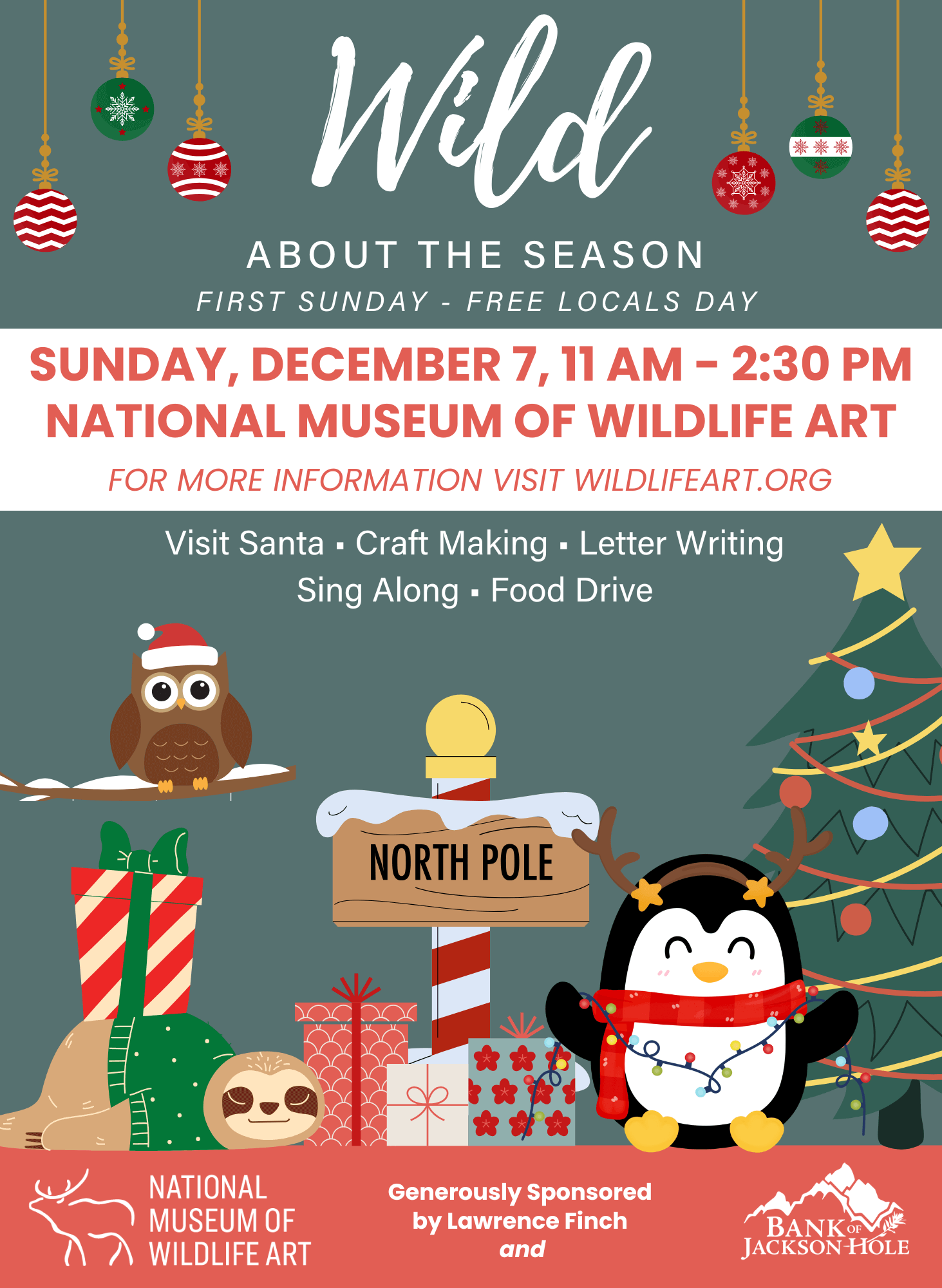 Wild about the Season – First Sundays – Locals’ Free Day at the Museum ...