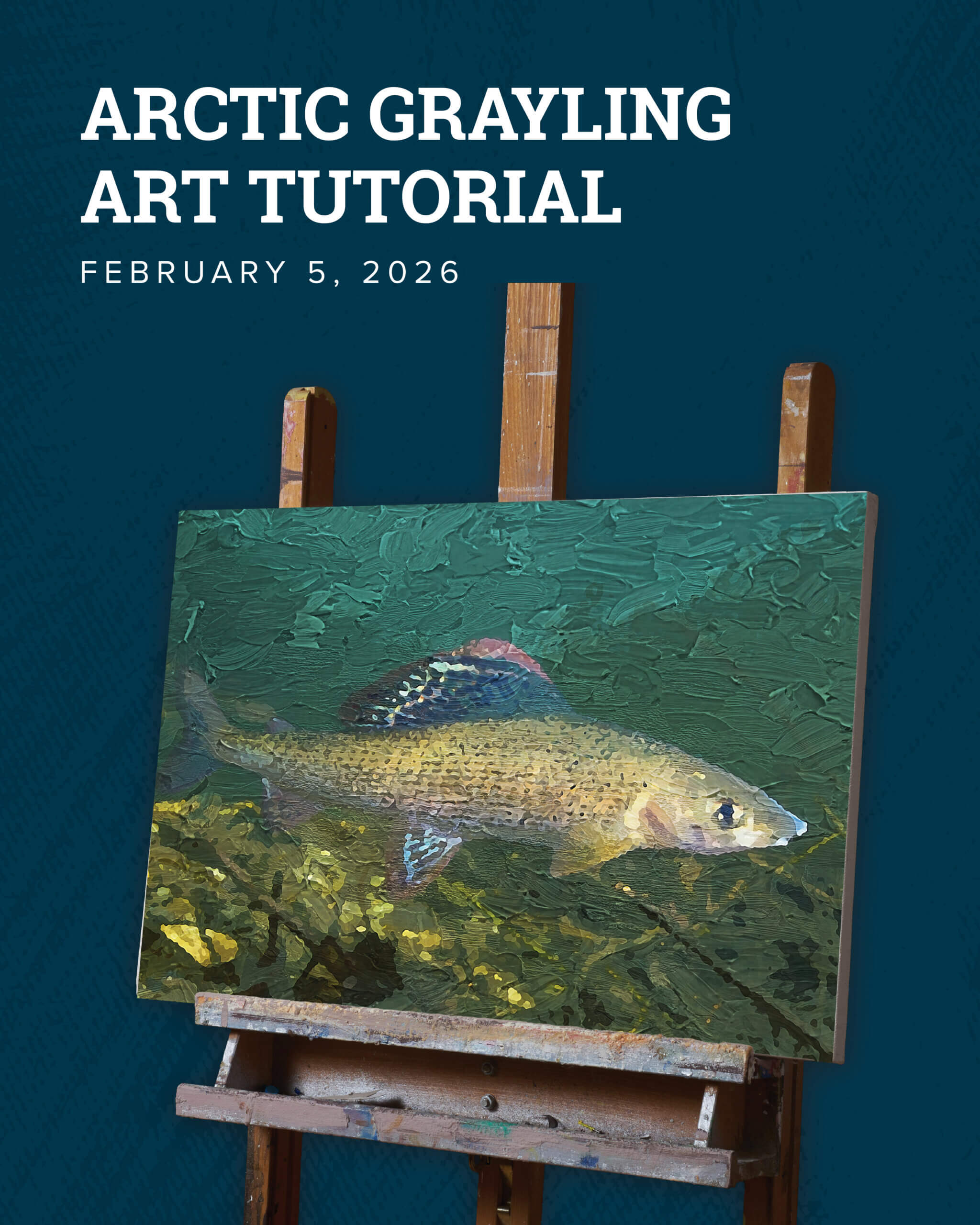 Youth Art Tutorial: Drawing an Arctic Grayling with Jane Lavino ...